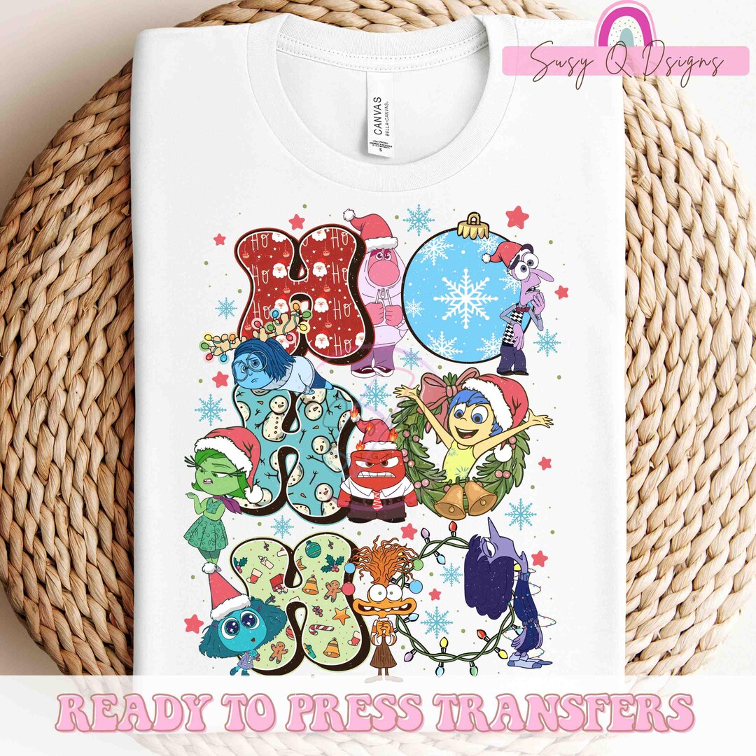 Inside Out Christmas HTV and Sublimation Image Transfer, Family ...