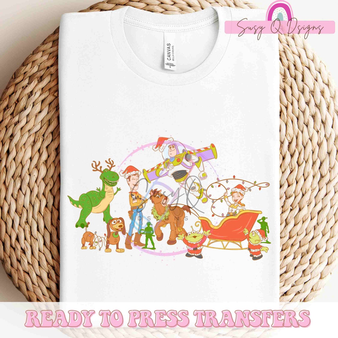 Ready to Press Christmas Toys HTV and Sublimation Image Transfer ...