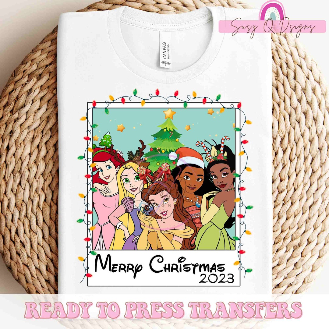 Princess Christmas HTV and Sublimation Image Transfer, Family Vacation ...