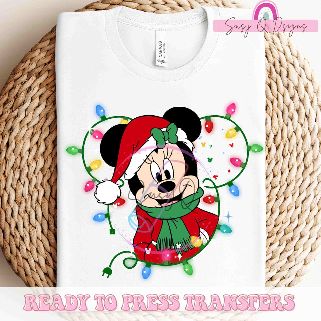 Ready to Press Christmas Mickey and Friends HTV and Sublimation Image ...