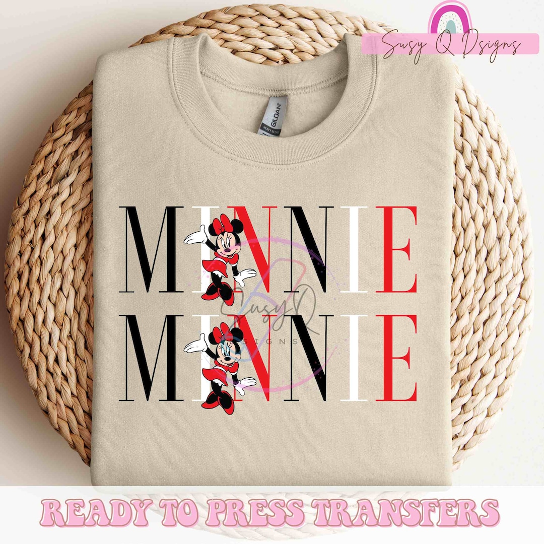 Minnie Minnie HTV and Sublimation Image Transfers, Minnie Decal ...