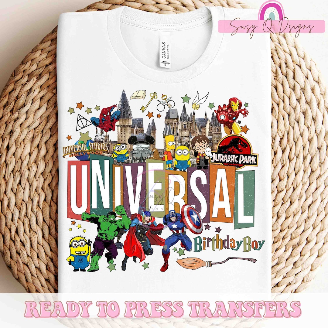 Universal Studios Birthday Boy Image Transfers, Universal Studios Htv ...