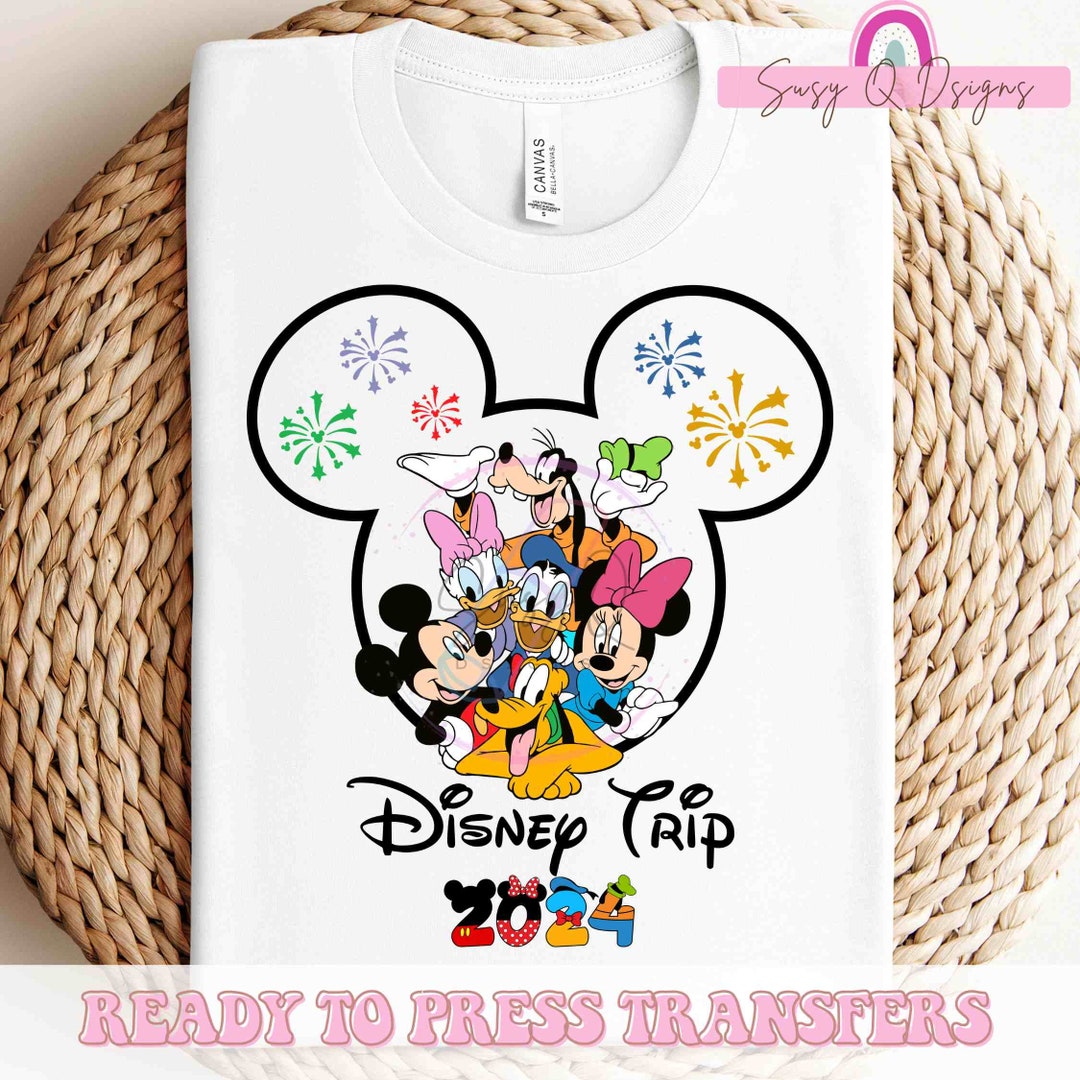 Disney Trip 2024 HTV and Sublimation Image Transfer, Family Vacation ...