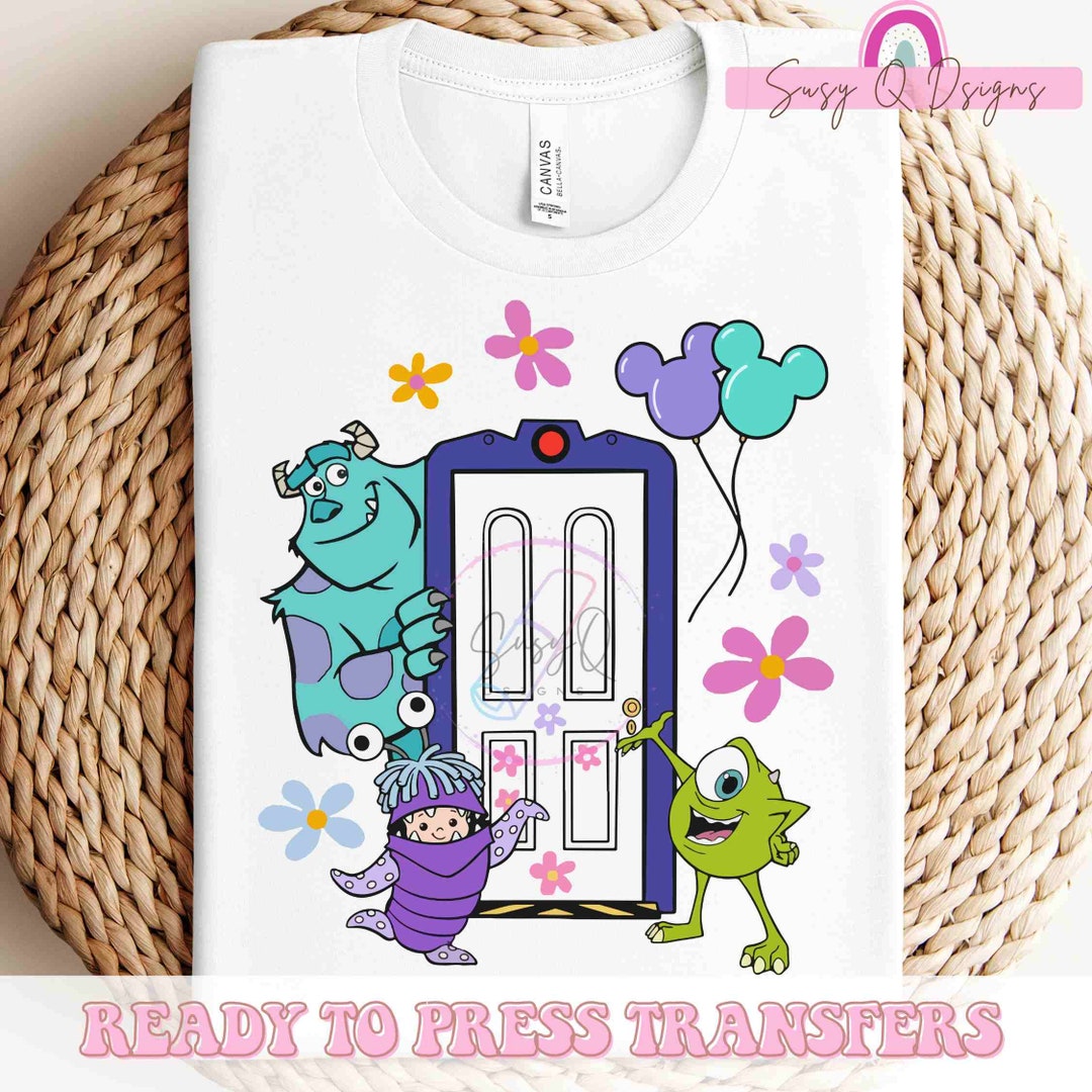 Monster Friends HTV and Sublimation Image Transfers, Monsters Iron on ...