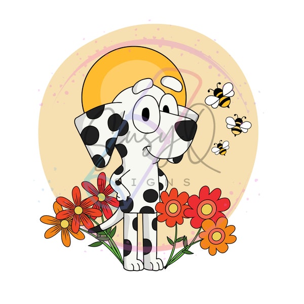 Bluey Spring Svg - Etsy