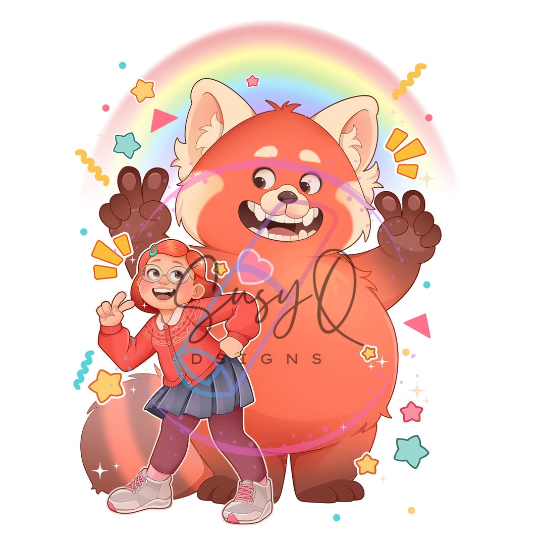 Turning Red Image Transfers, Turning Red Sublimation Prints, Turning ...