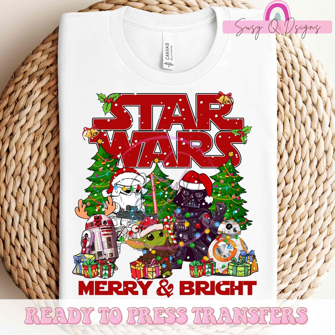 Ready to Press Star Christmas HTV and Sublimation Image Transfer ...