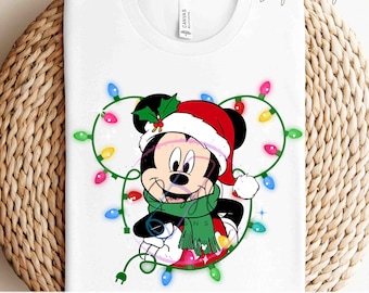 Pink Christmas Mickey and Friends HTV and Sublimation Image Transfer ...