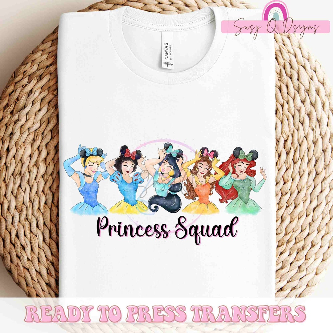 Disney Princess Squad Image Transfers, Disney Princess Vacation ...