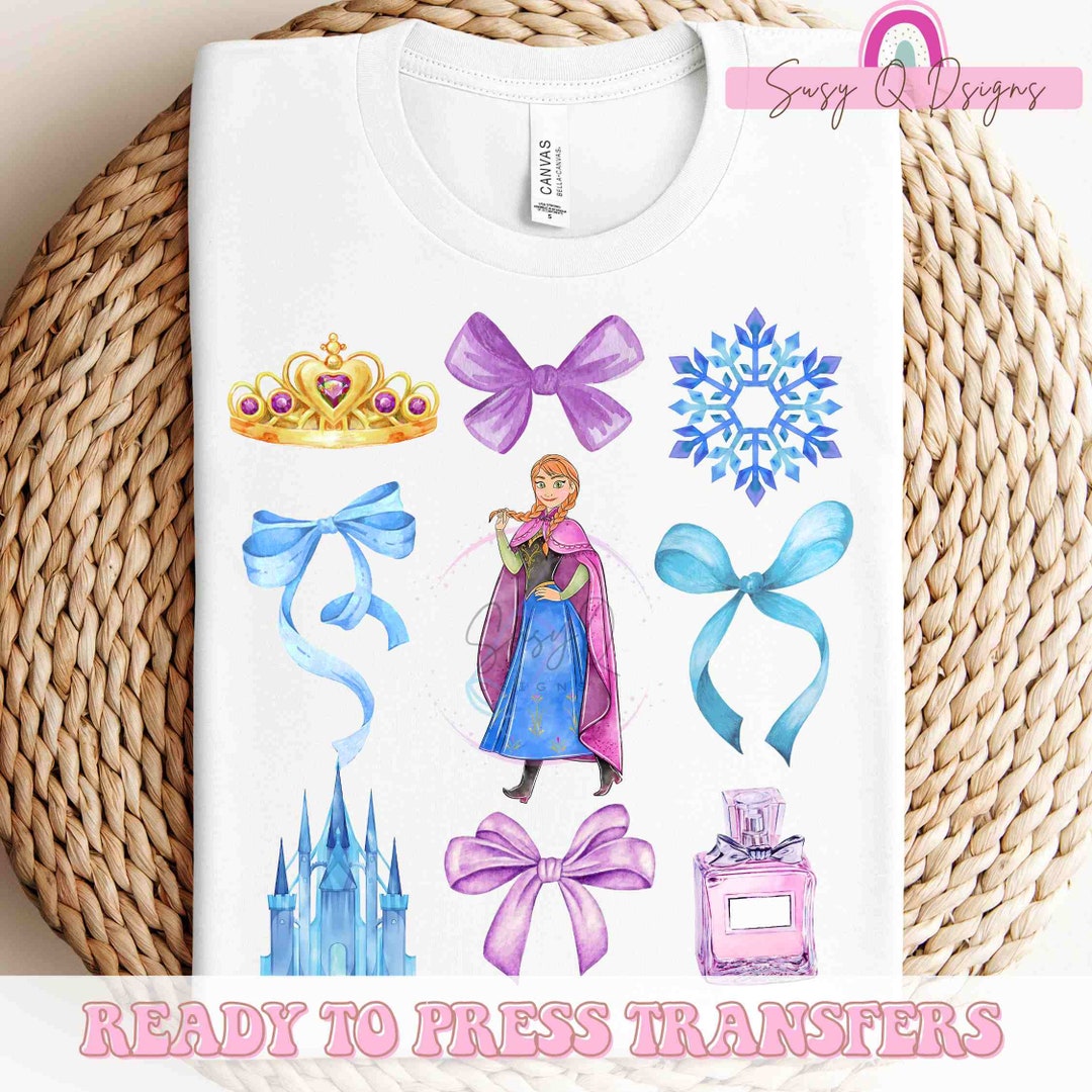 Princess Anna Image Transfers, Anna Sublimation Prints, Anna ...
