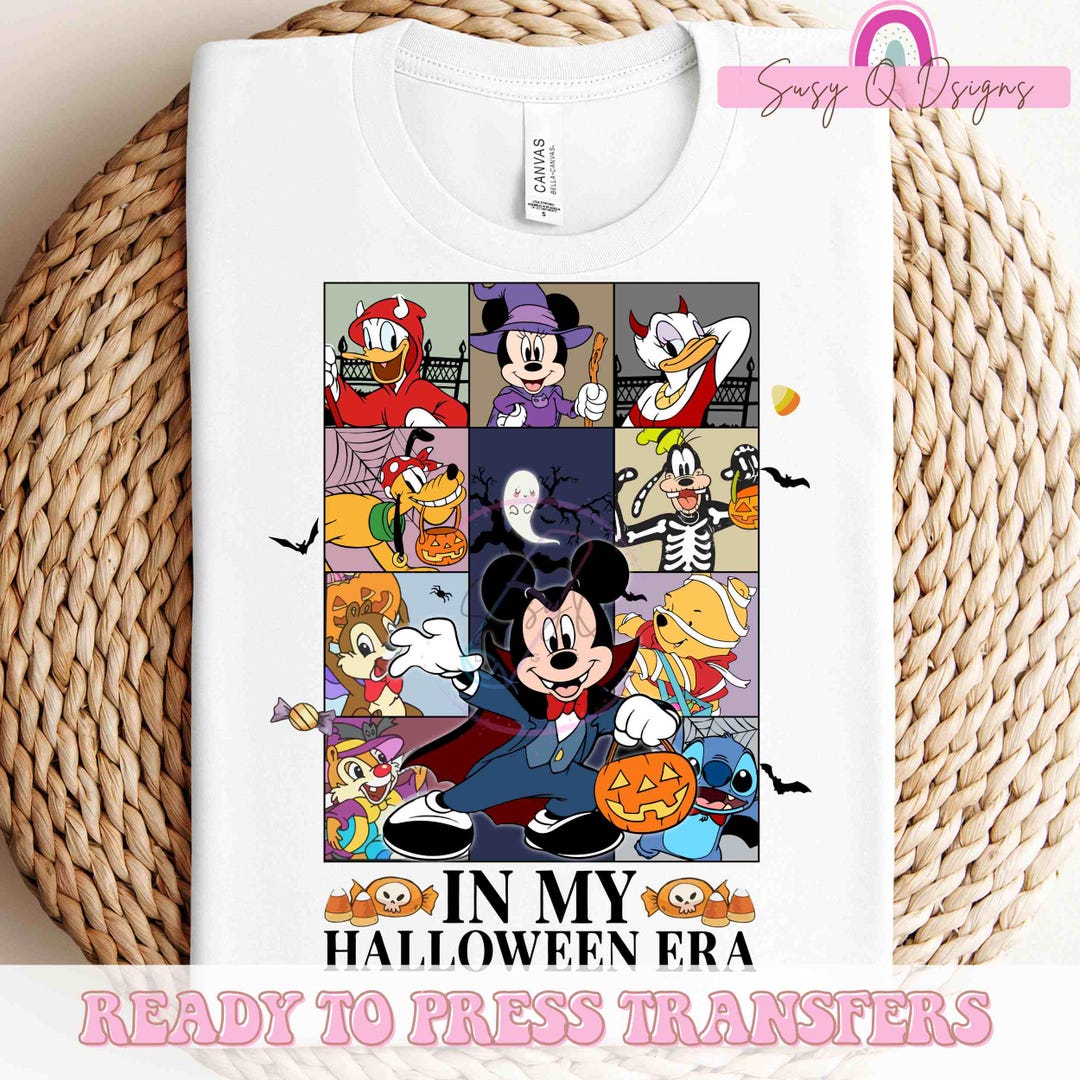 Mickey Halloween HTV and Sublimation Image Transfer, Halloween ...