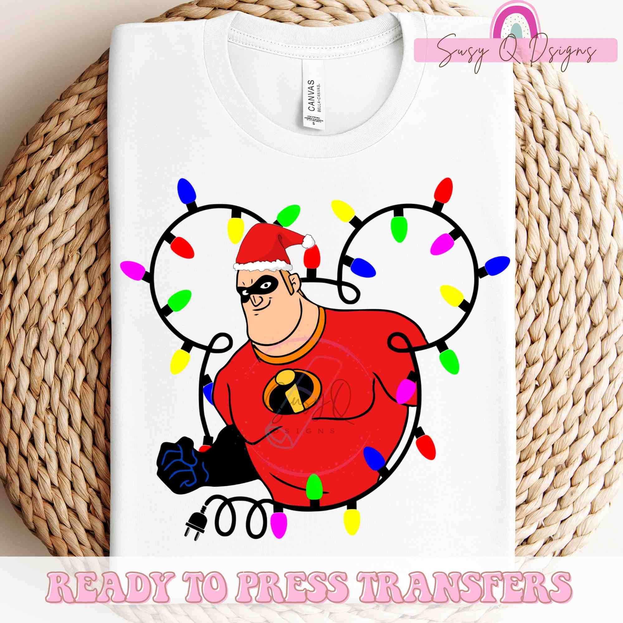 Incredible Christmas Lights HTV and Sublimation Image Transfer, Family ...