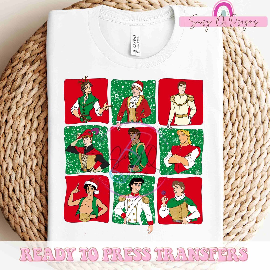 Ready to Press Christmas Prince HTV and Sublimation Image Transfer ...