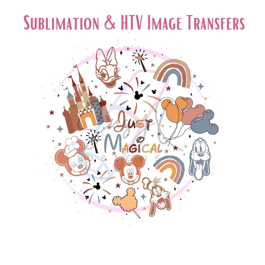 Disney Just Magical Image Transfers, Disney Just Magical Sublimation ...