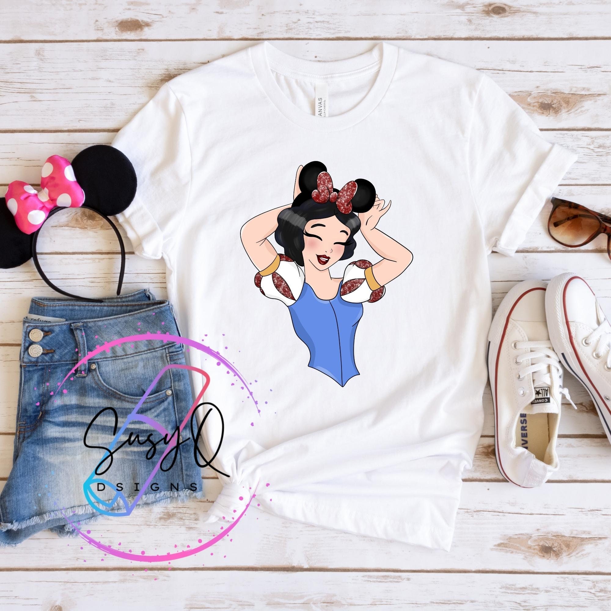 Disney Princess Image Transfers, Disney Princess Vacation Sublimation ...