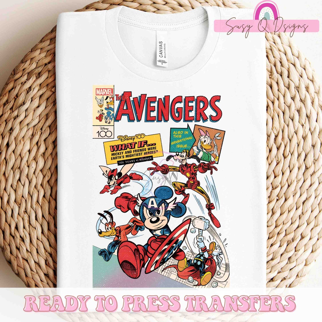 Mickey Hero HTV and Sublimation Image Transfers, Hero Iron on Prints, Hero HTV Iron on Prints - Etsy