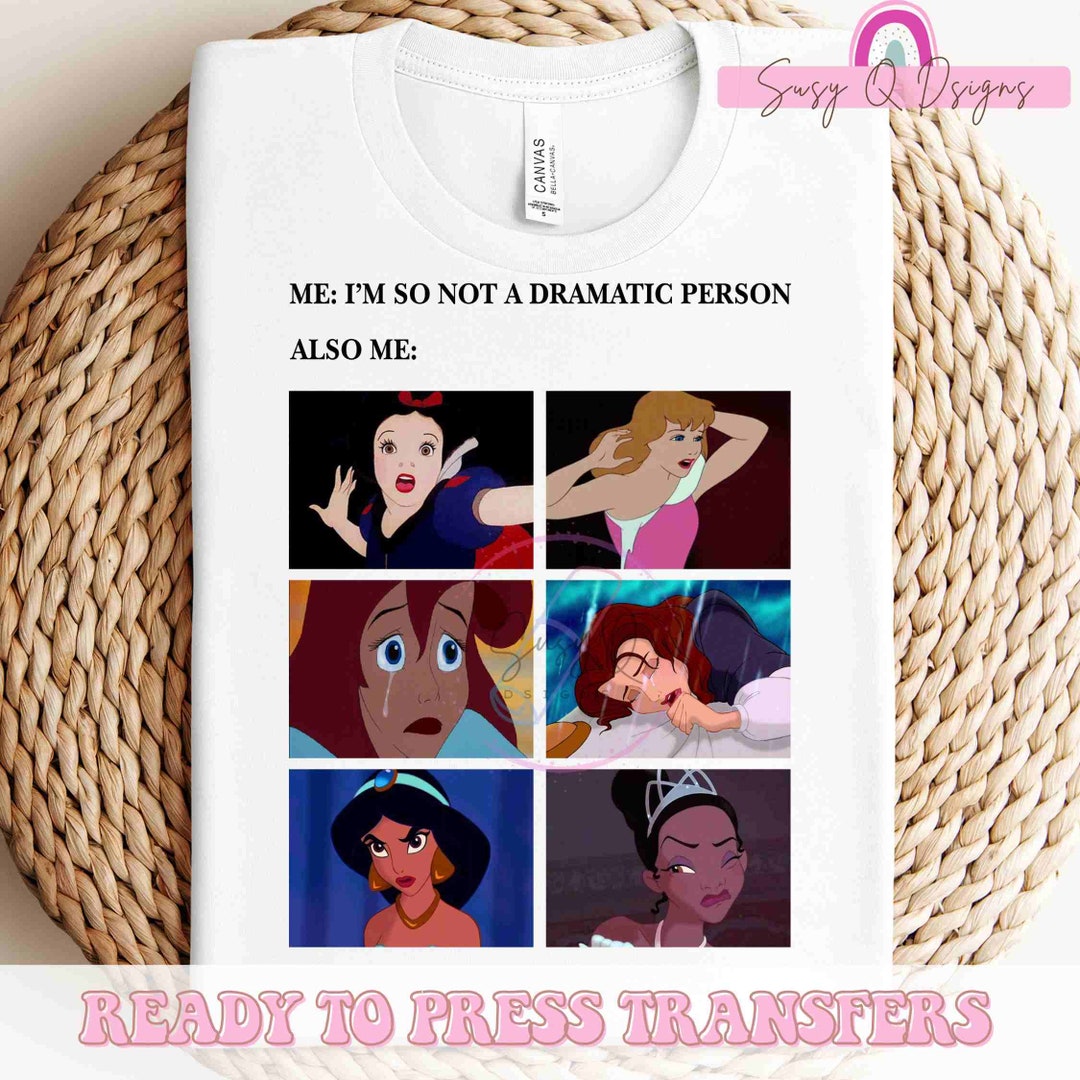Disney Princess Drama Image Transfers, Princess Iron on Prints ...