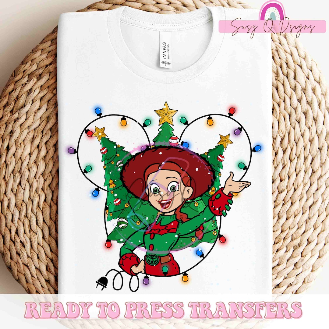 Ready to Press Christmas Jessie HTV and Sublimation Image Transfer ...