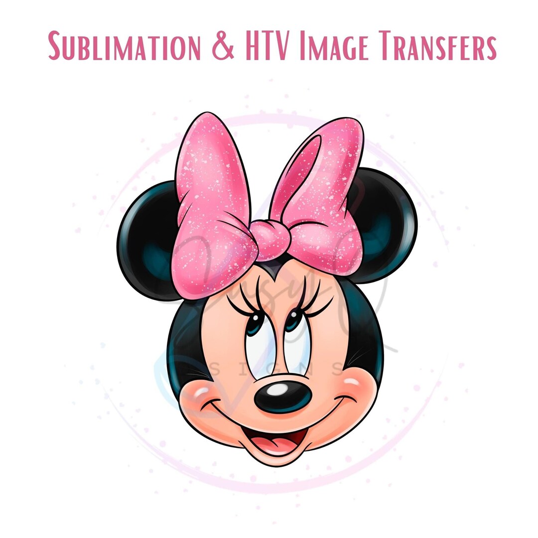 Minnie Image Transfers Disney Minnie Iron on Prints Minnie - Etsy