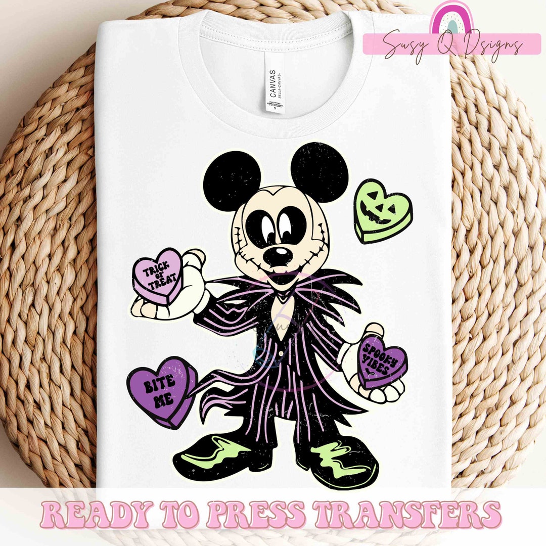 Mickey Halloween HTV and Sublimation Image Transfer, Halloween ...