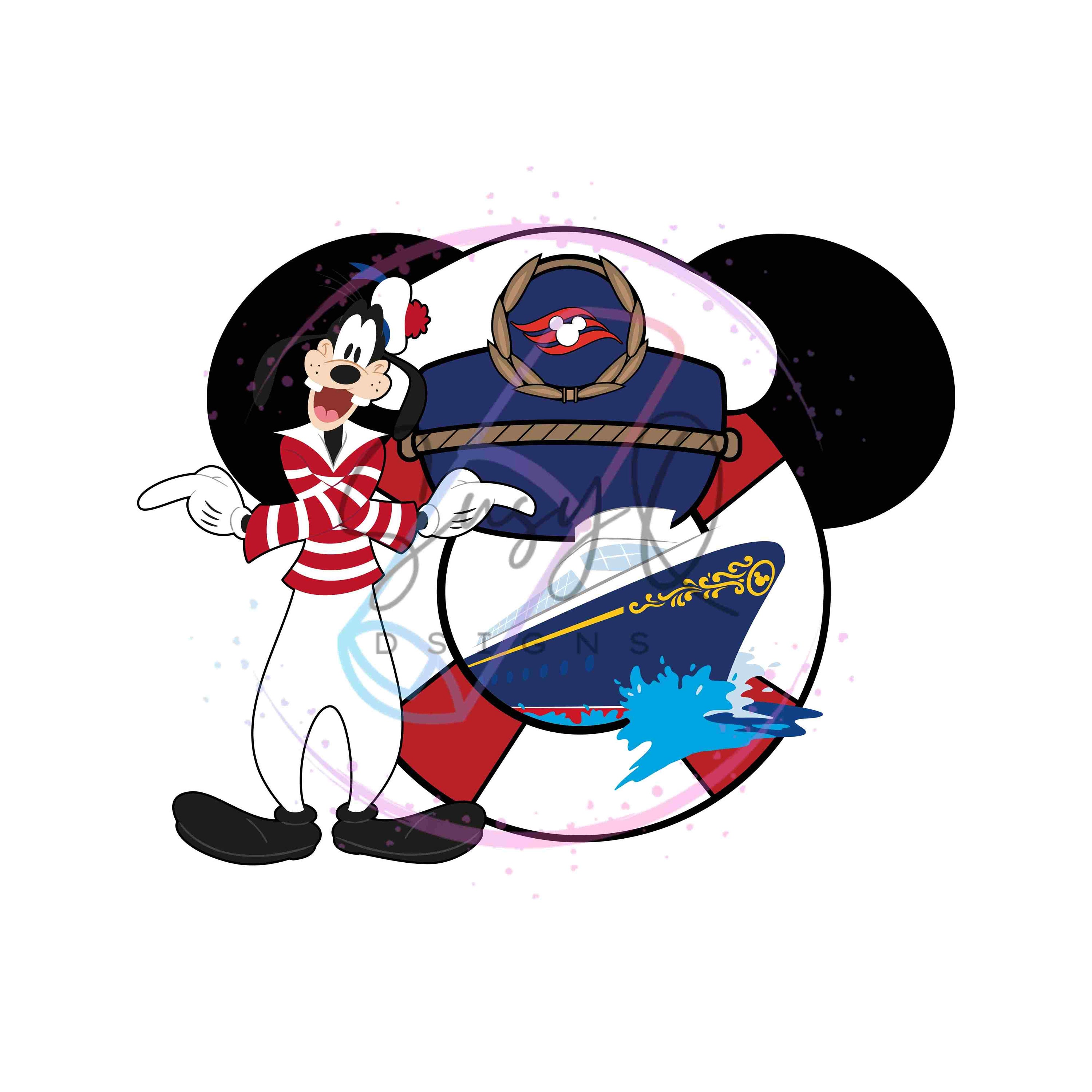 Disney Mickey and Friends Cruise Image Transfers, Disney Cruise Family ...