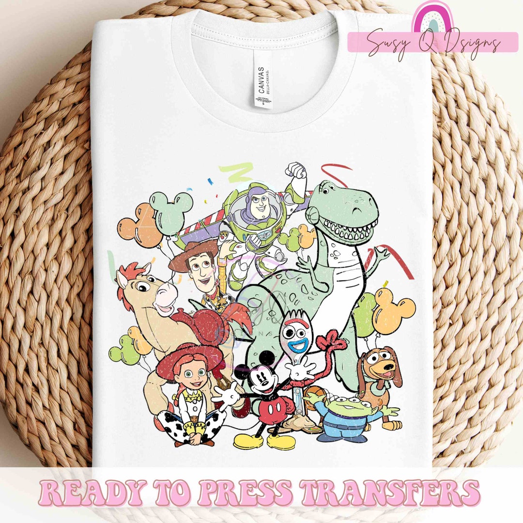 Disney Toy Story Friends Image Transfers, Toy Story Iron on Prints, Toy ...