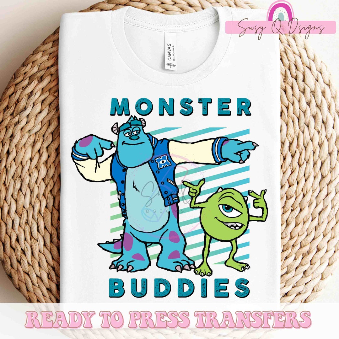 Monsters HTV and Sublimation Image Transfers, Monsters Iron on Prints ...