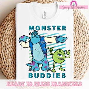 Monsters HTV and Sublimation Image Transfers, Monsters Iron on Prints ...