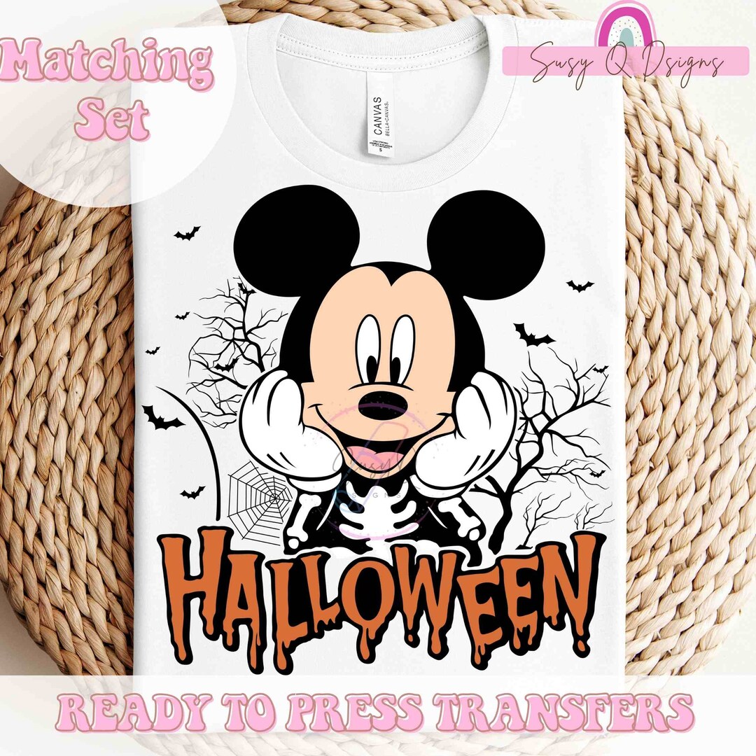 Mickey and Friends Halloween HTV and Sublimation Image Transfer ...