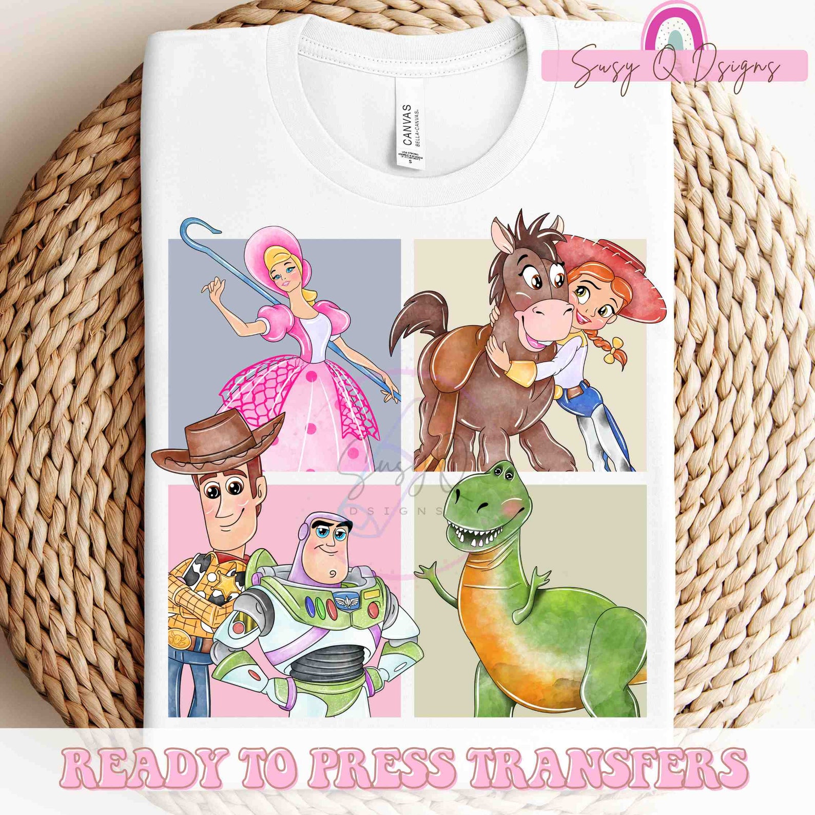Disney Toy Story Friends Image Transfers, Toy Story Iron on Prints, Toy ...