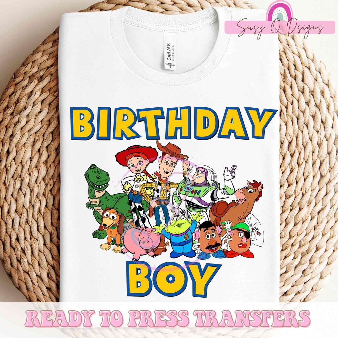 Ready to Press Birthday Boy HTV and Sublimation Image Transfer, Toy ...