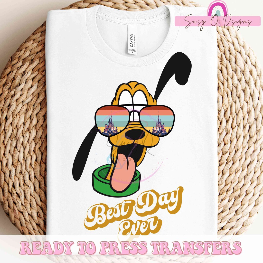 Mickey and Friends Best Day Ever Image Transfers, Best Day Ever HTV ...