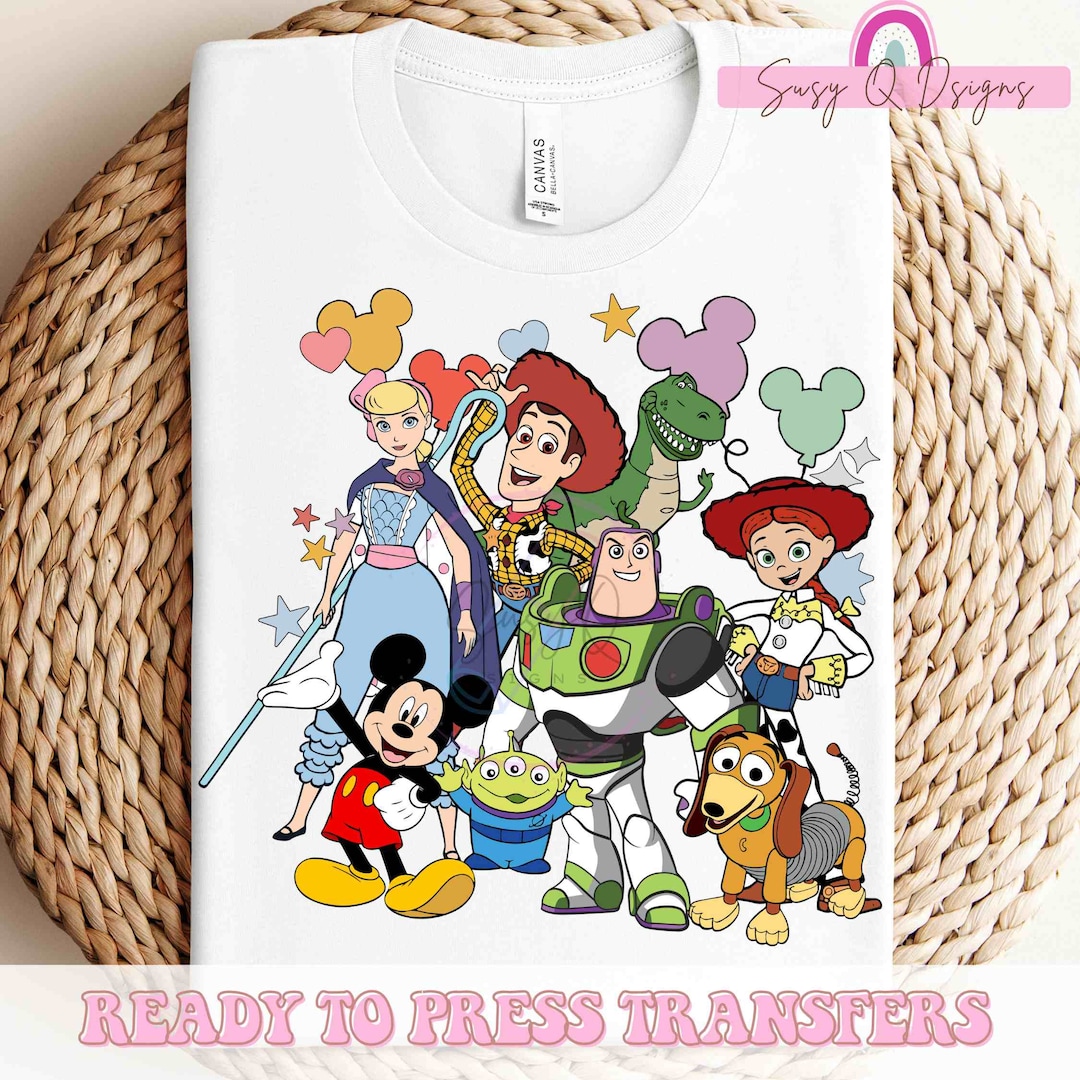 Disney Toy Story and Friends Image Transfers, Toy Story Iron on Prints ...