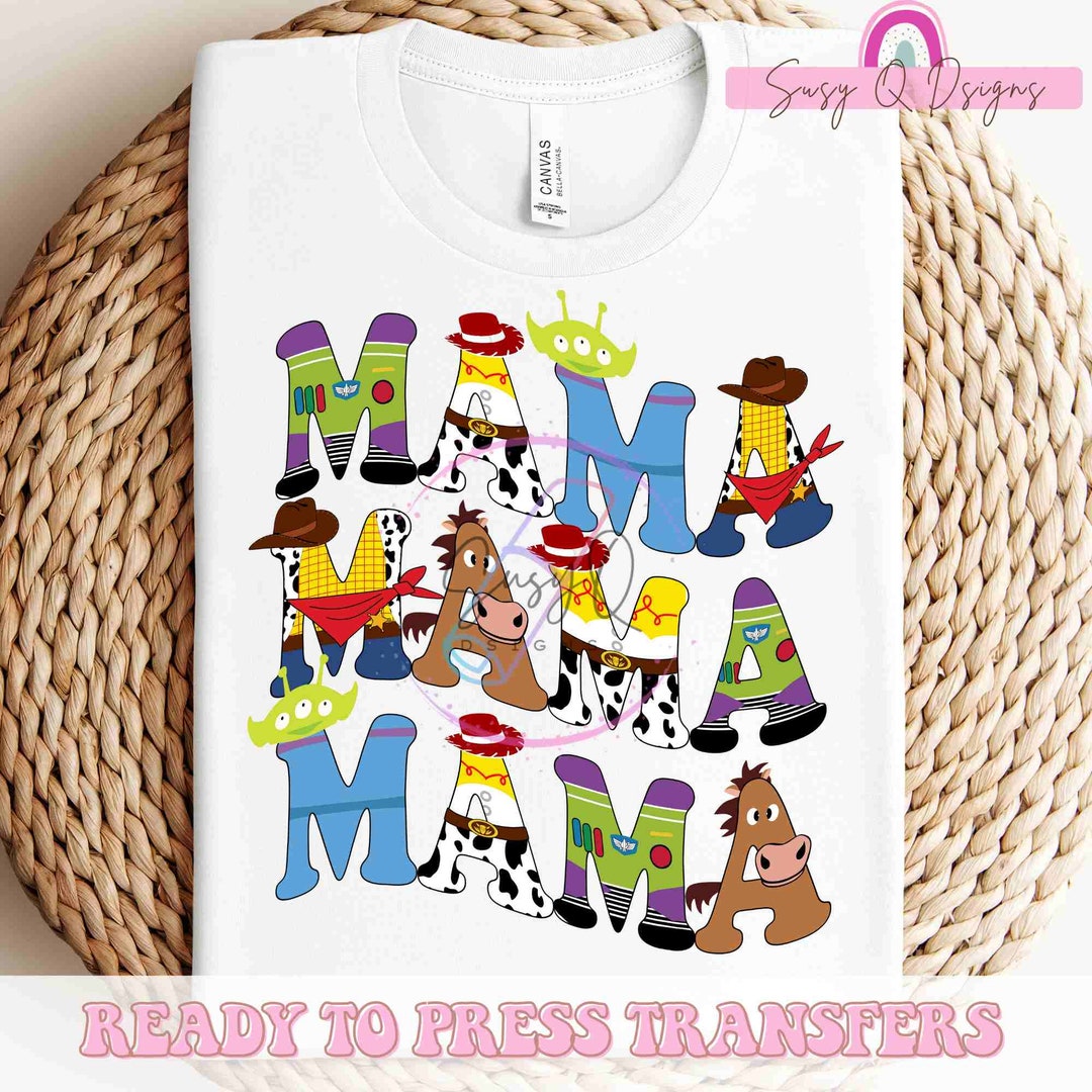 Toy Story Mama Image Transfers, Toy Story Iron on Prints, Toy Story ...