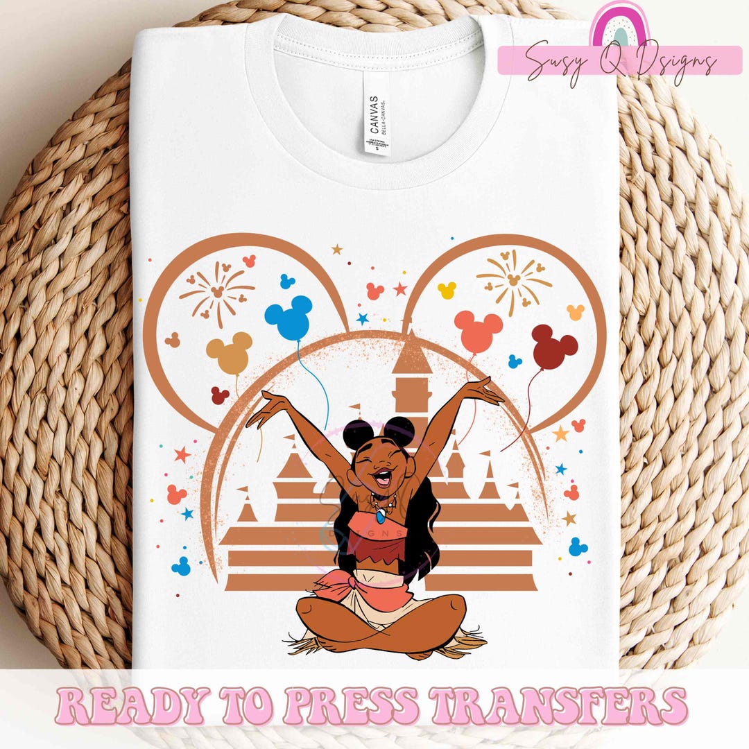 Moana Castle HTV and Sublimation Image Transfers, Moana Iron on Prints ...