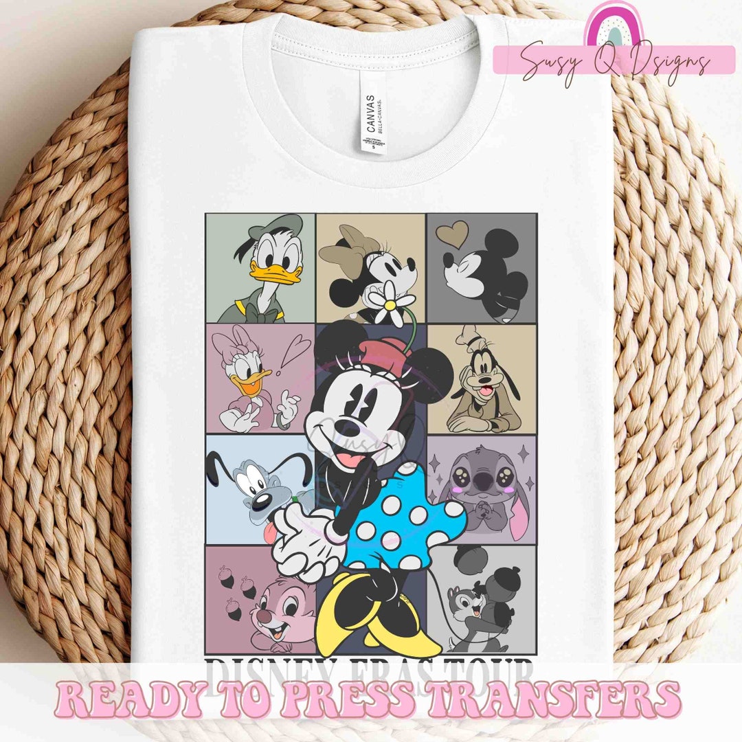 Mickey Minnie Tour HTV and Sublimation Prints, Mickey Minnie HTV Iron ...