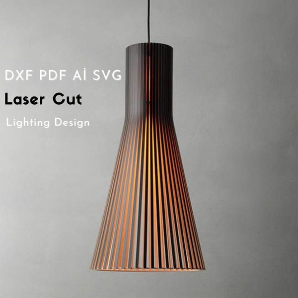 Wood Lamp Shade Vector File DXF Svg Pdf Png - Etsy Canada
