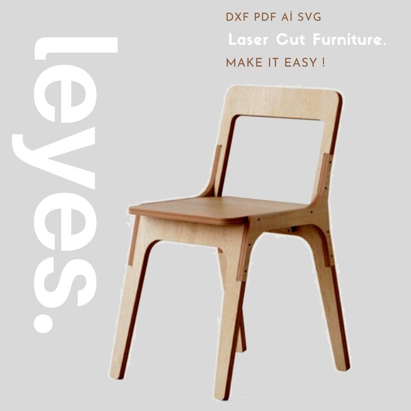 Laser Cut Chair Template - Etsy UK