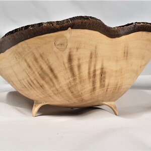 Live Edge Walnut Wavy Bowl, Naturally Deformed, Legged - Etsy