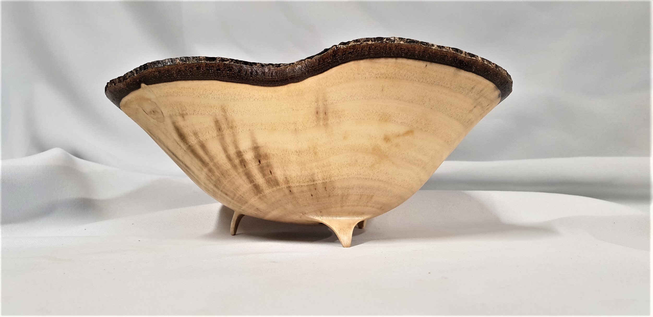 Live Edge Walnut Wavy Bowl, Naturally Deformed, Legged - Etsy