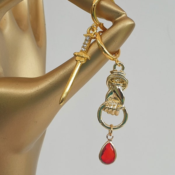 Sword Earrings - Etsy