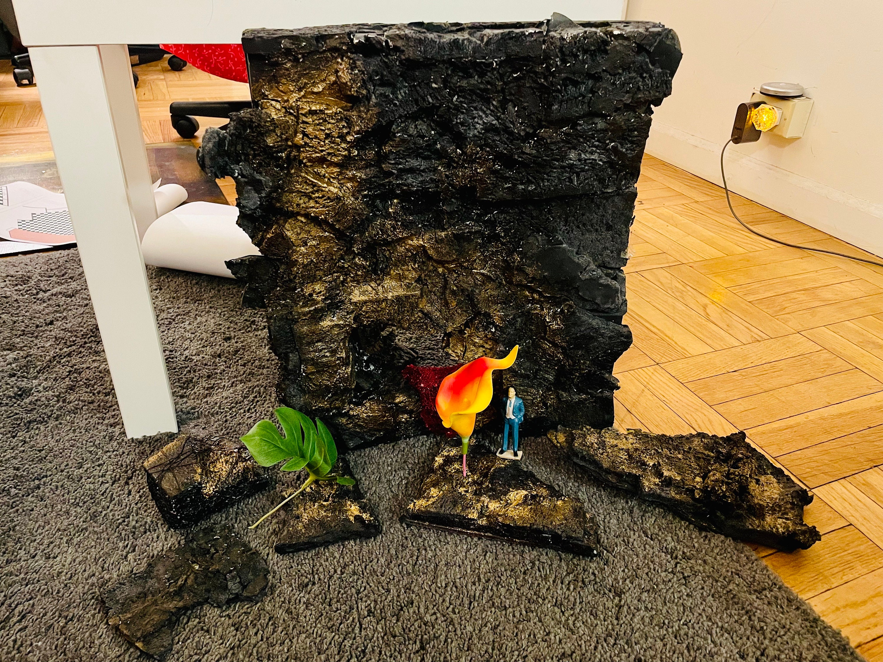 1:24 Scale Handmade Rock Texture Scenery Piece (scene for the End of ...