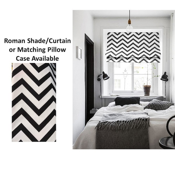 Black White Chevron - Etsy