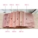 Custom Made Window Roman Shade Pink Theme Dusty Pink Rose Color Nursery ...