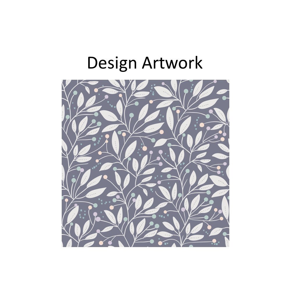 Custom Made Window Shade, Contemporary Flora Roller Shade, Blackout ...
