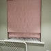 Custom Made Window Roman Shade Pink Theme Dusty Pink Rose Color Nursery ...