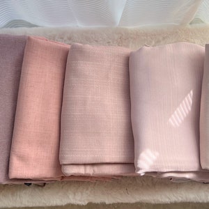 Custom Made Window Roman Shade Pink Theme Dusty Pink Rose | Etsy