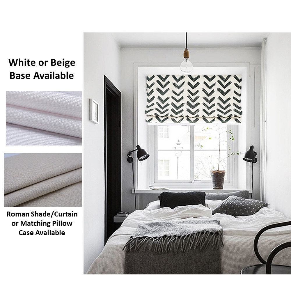 Custom Made Scandinavian Brush Style Upholstery Linen Textile Window ...