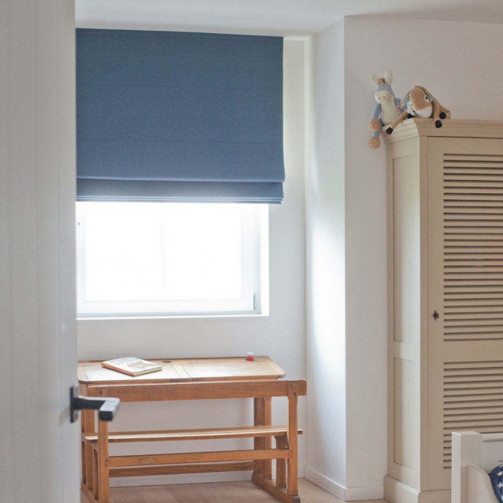 Custom Made Blue Hue Window Roman Shade Thick and See Though - Etsy UK