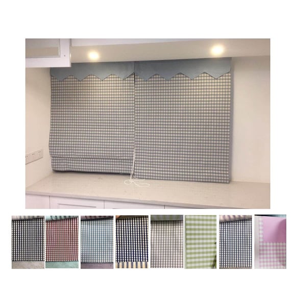 Custom Made Farm House Plaid Classic Gingham Cottage Window - Etsy